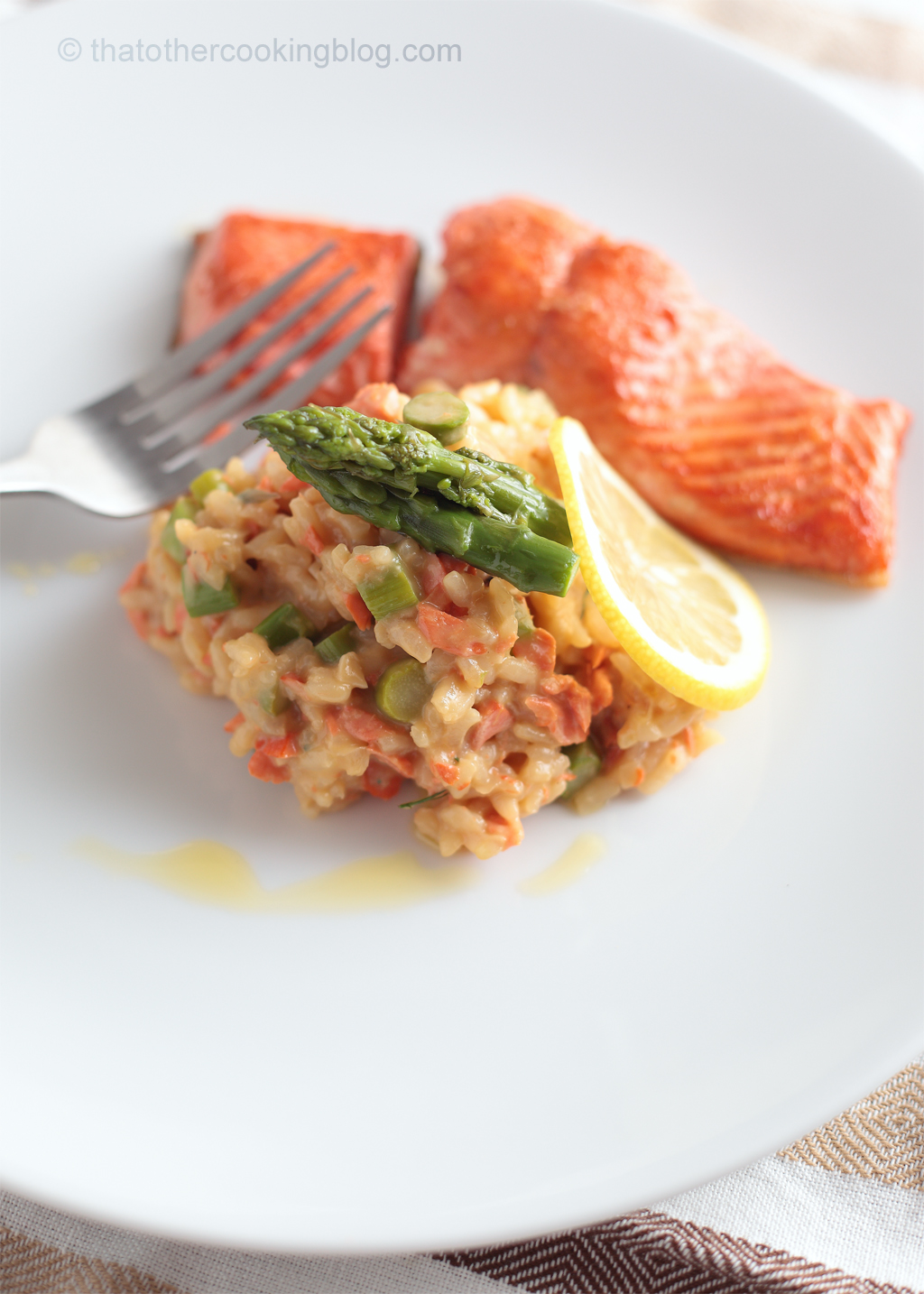 Salmon Risotto - thatOtherCookingBlog